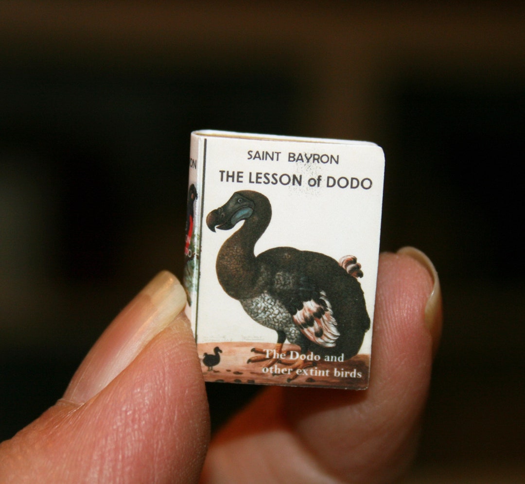 Modern Book, V6 -DOLL HOUSE Miniatures - Artisan Handmade Miniature in ...