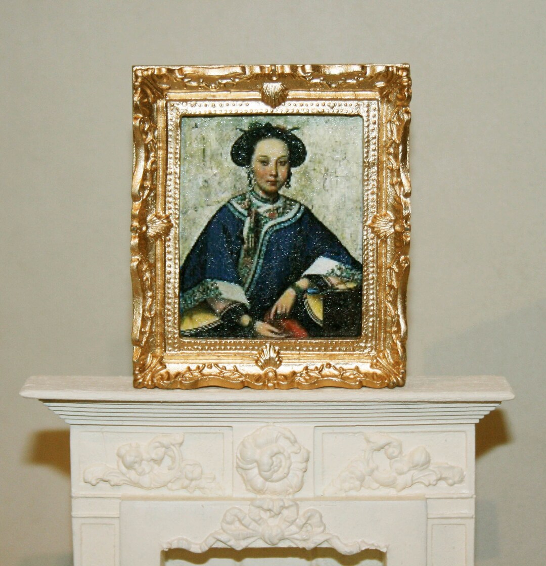 DOLLHOUSE MINIATURES " Portrait " Artisan Handmade Miniature in 12th ...