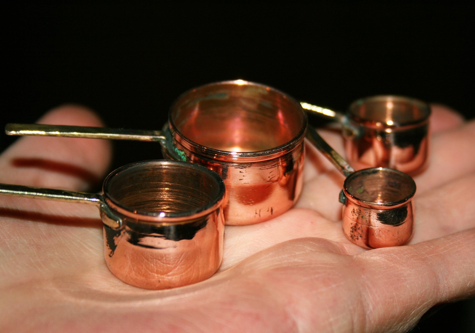 DOLLHOUSE MINIATURES copper Pots artisan - Etsy