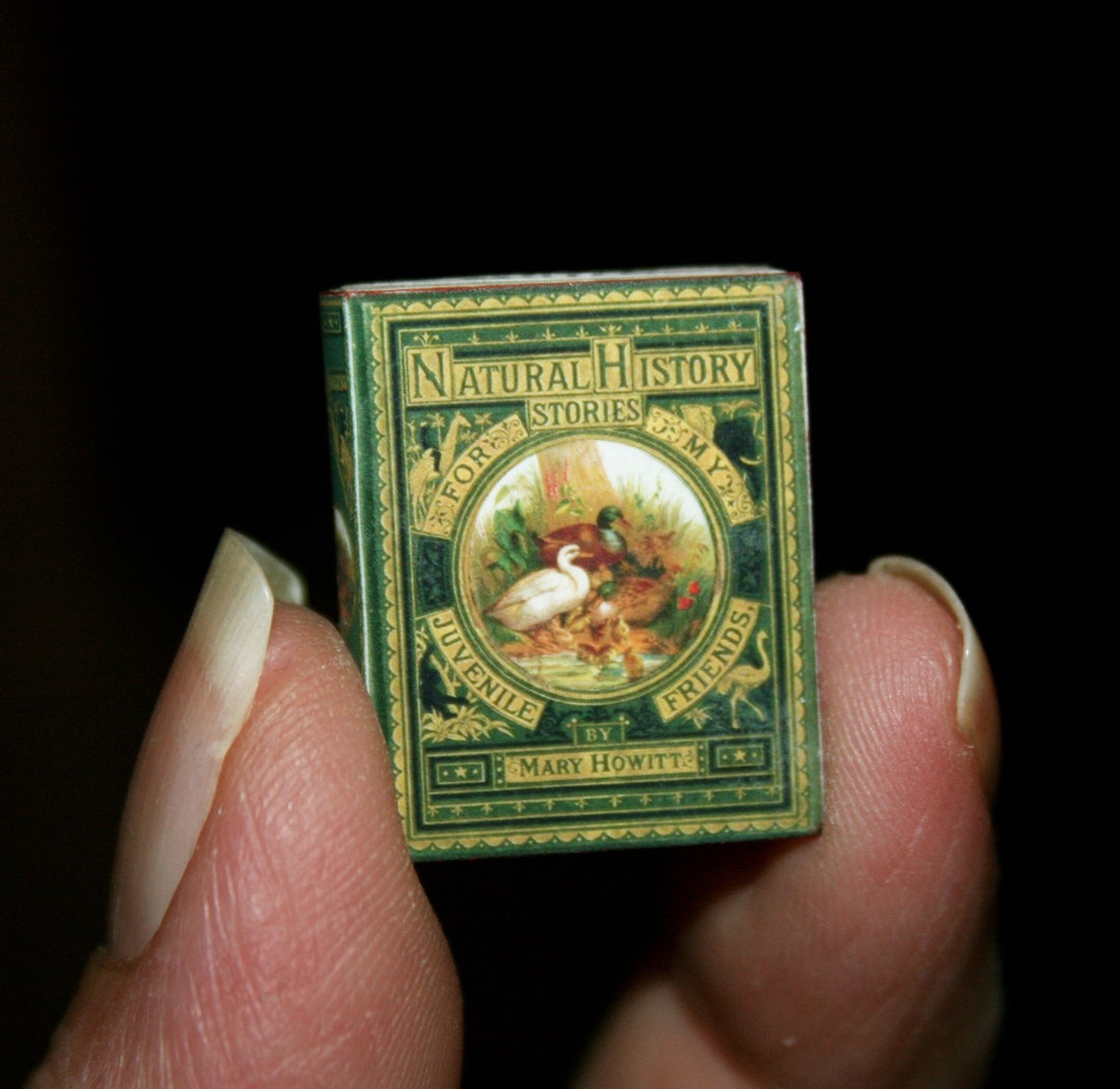 Old Style Book V102 -DOLLHOUSE Miniature Books - Artisan Handmade ...