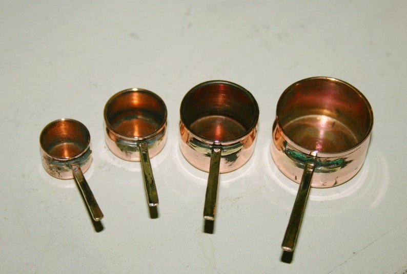 DOLLHOUSE MINIATURES " Copper Pots " Artisan Handmade Miniature in 12th ...
