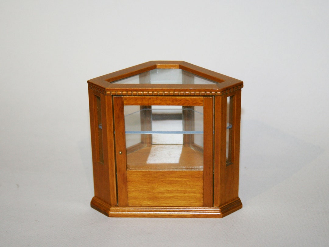 DOLLHOUSE MINIATURES " Corner Display Counter for Bakery Store or Shop ...