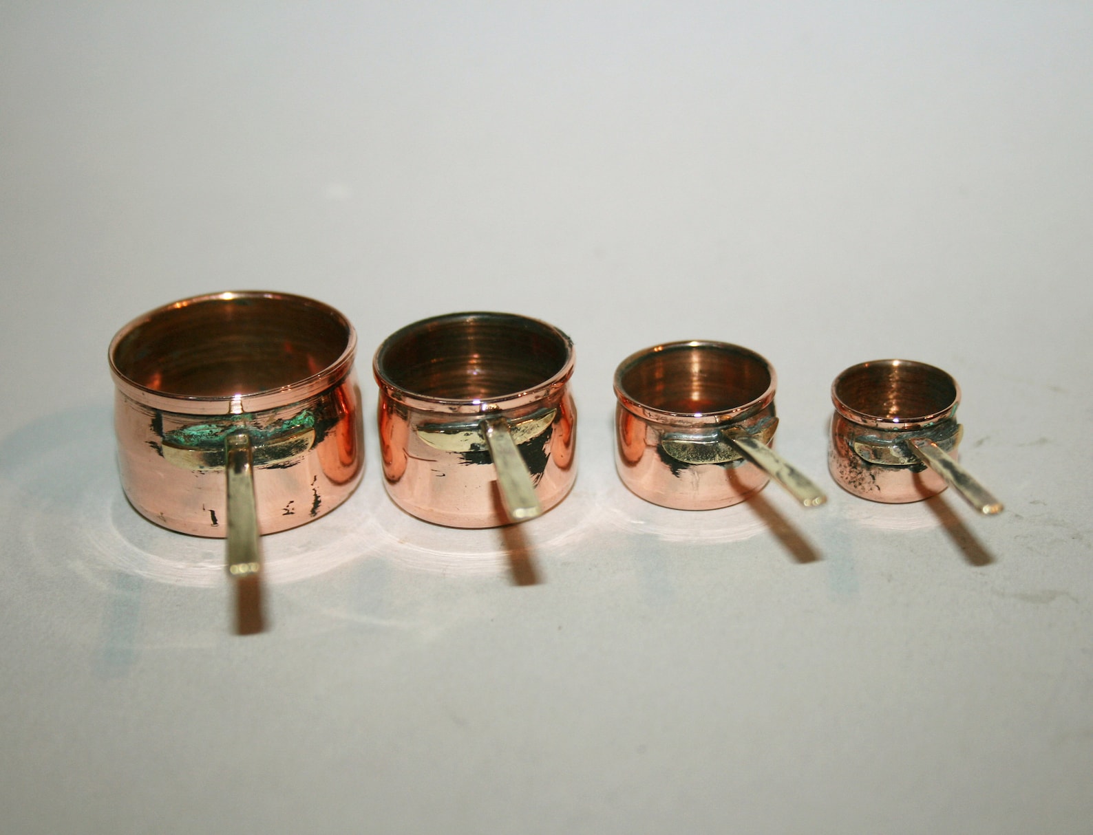 DOLLHOUSE MINIATURES copper Pots artisan - Etsy