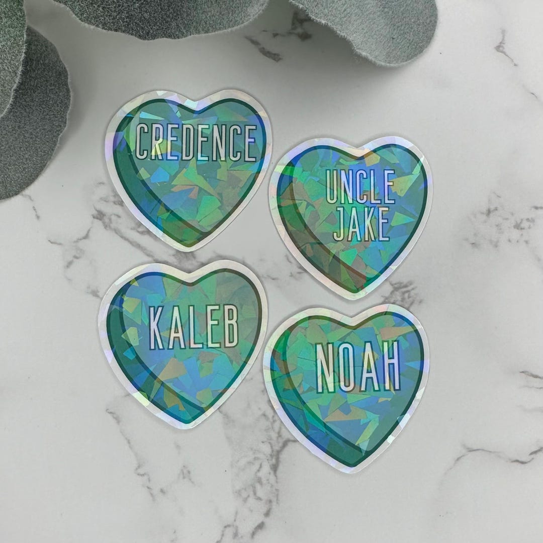 Credence Sticker | Bookish | Uncle Jake | Kaleb | Van Der Berg - Etsy
