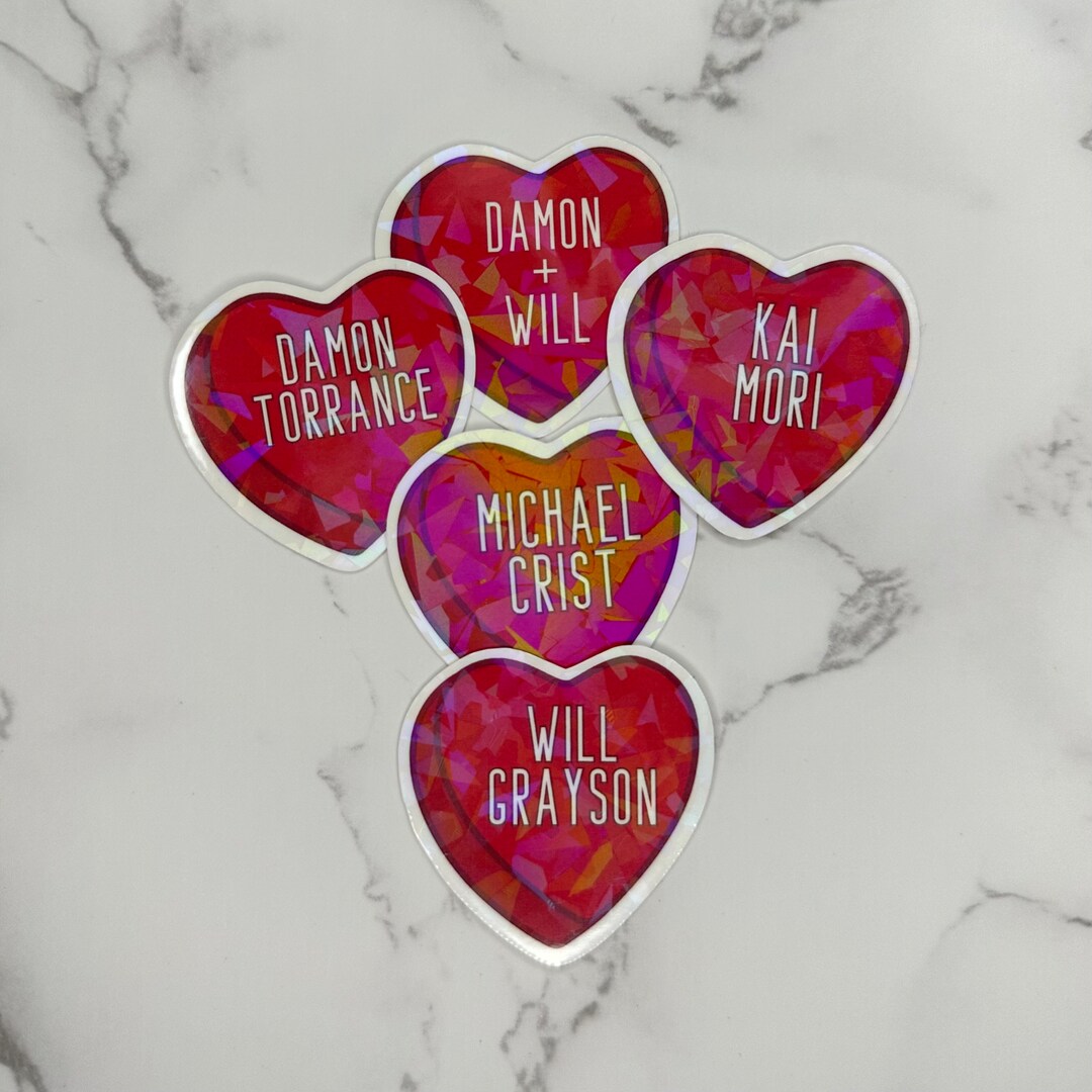 Devil’s Night Sticker | Bookish | Candy Heart | Valentine | Dark ...