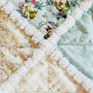 Heirloom Rag Quilt Pattern for Sale – easy Digital Tutorial With Fluffy ...