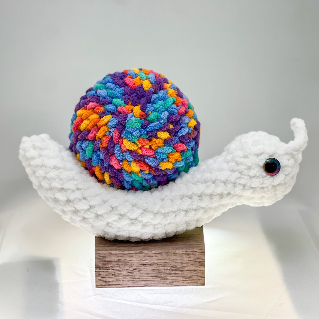 Rainbow Snail Plush Snail Friend Snail Plushie - Etsy