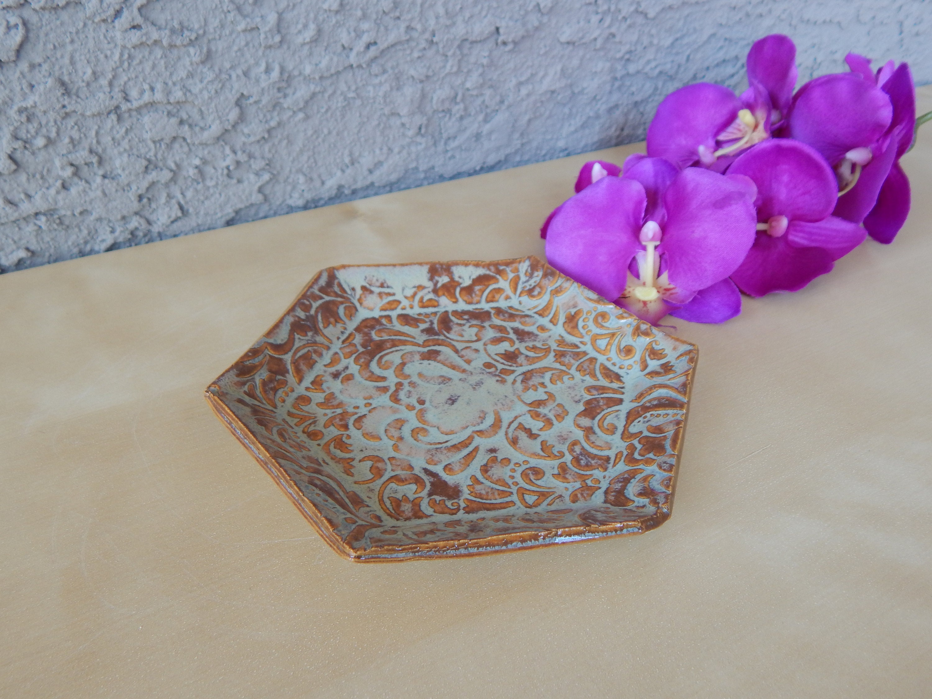 Handmade Ceramic Dish, Pottery Key Holder, Soap Dish, Trinket Dish, - Etsy