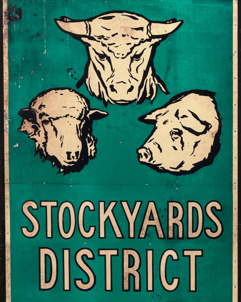 Updated -kc Stock Yards Sign - Etsy