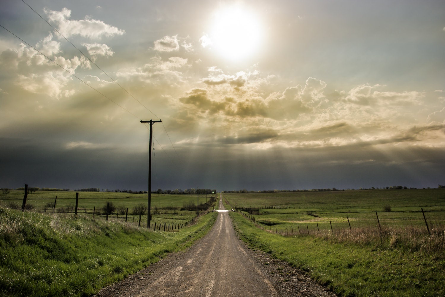 Prairie Highway, Fine Art Photography, Photography Print by Pitts ...