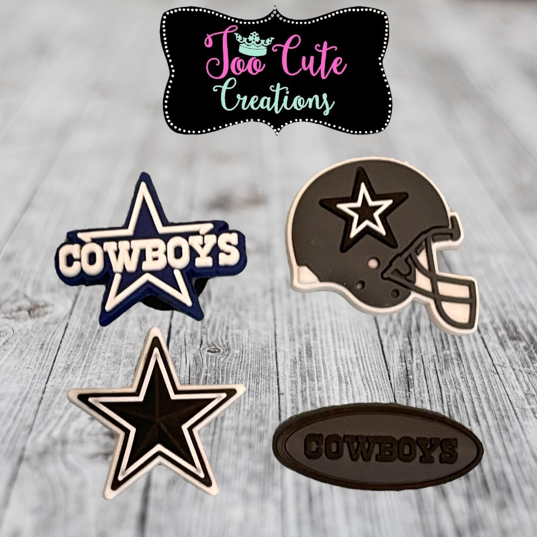 sassy57477 bundle, Cowboys croc charms, 2 pieces please read profile ...