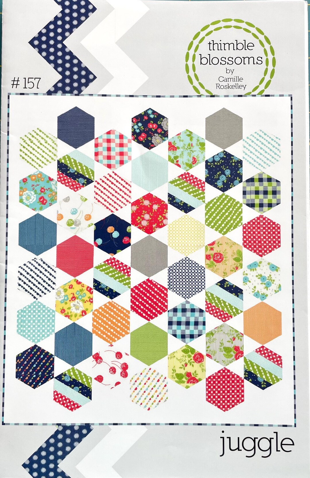 Retired JUGGLE Quilt Pattern by Camille Roskelley of Thinble Blossoms 2 ...