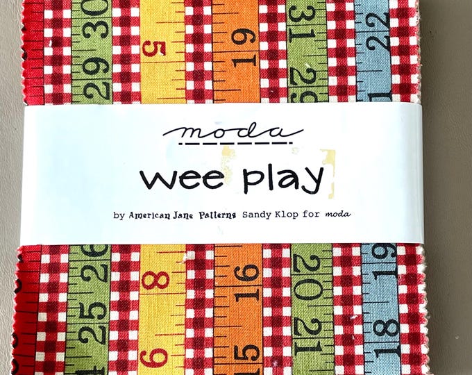 Rare Moda WEE PLAY Charm Pack by American Jane 5 Inch Squares Quilting ...