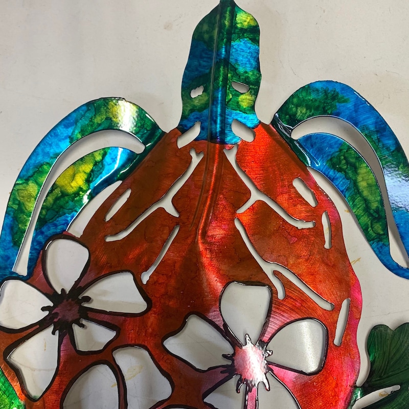 Metal Yard Sculpture Turtles - Etsy