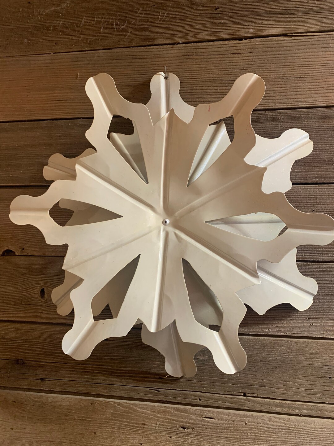 Extra Large Metal Snowflake - Etsy