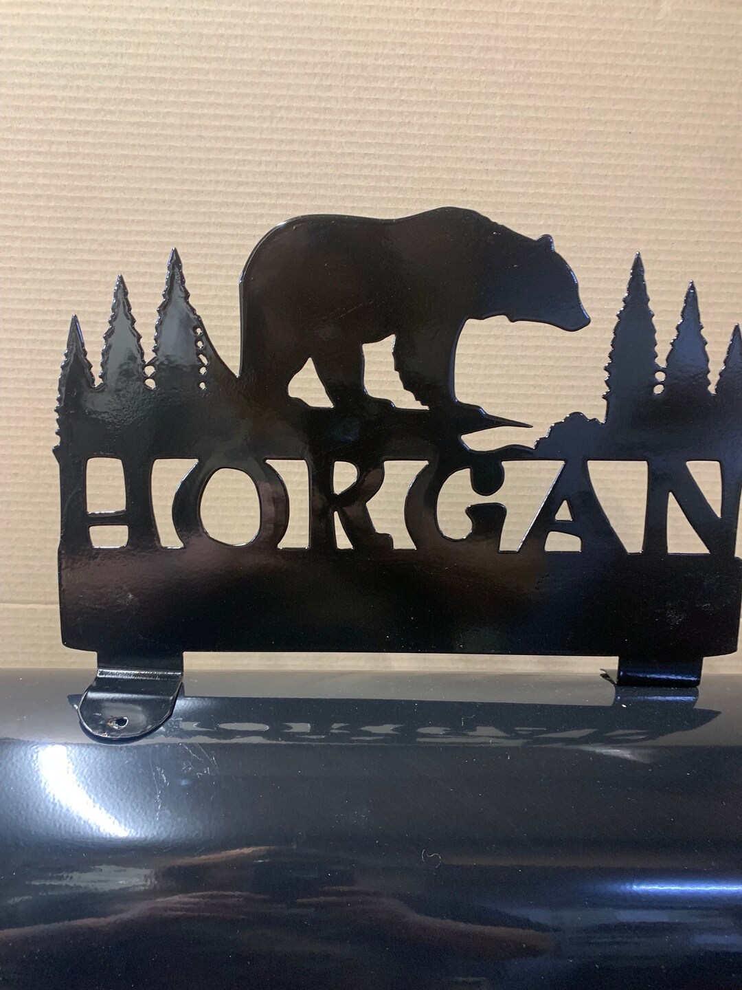 Metal Mailbox Topper , Metal Powder Coated, Personalized Gift , Moose ...