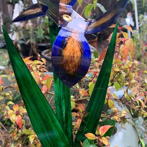 Metal Iris Flower, Wild Flower , Iris Flower , Flower Box Iris. - Etsy