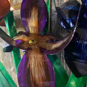 Metal Iris Flower, Wild Flower , Iris Flower , Flower Box Iris. - Etsy