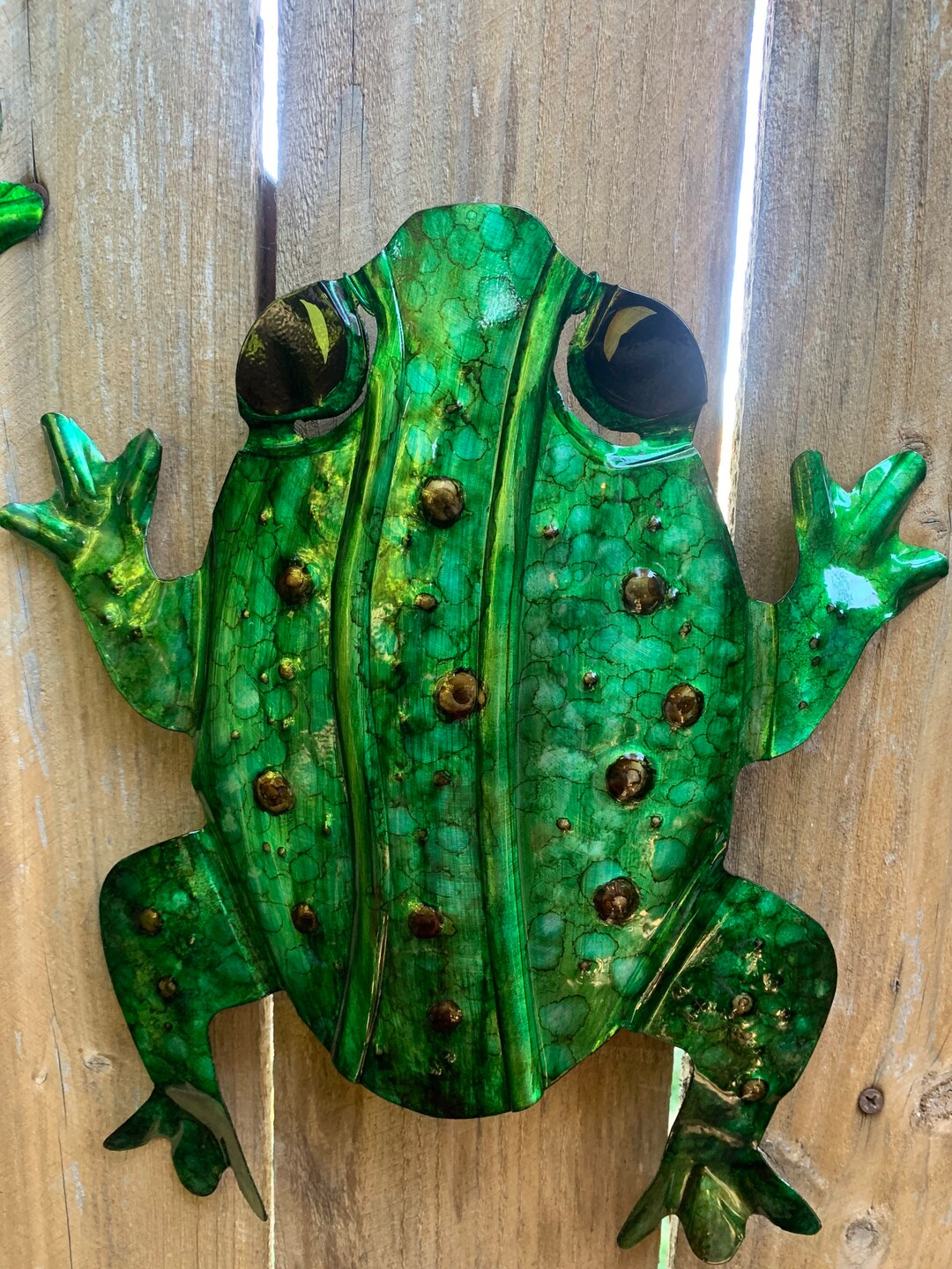 Metal Frogs/3d Art/toads/yard Art/hangable - Etsy