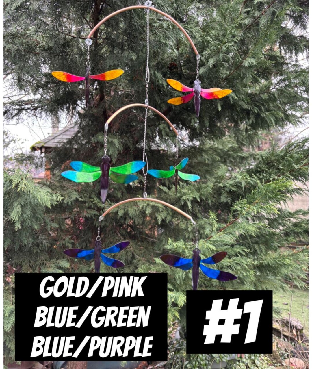 Metal Dragonfly Mobile - Etsy