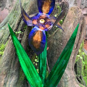 Metal Iris Flower, Wild Flower , Iris Flower , Flower Box Iris. - Etsy