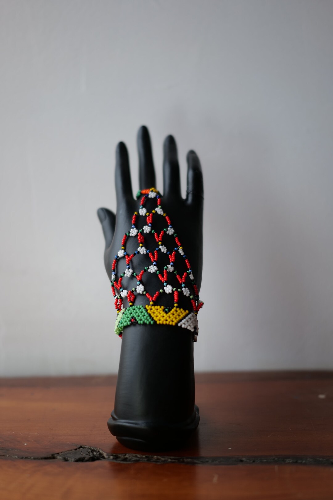 Handmade Red Beaded Zulu African Bracelets - Etsy