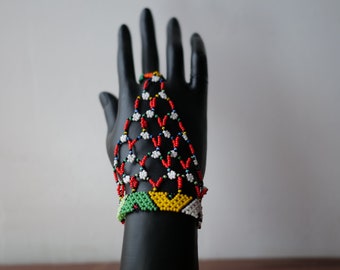 African Zulu Beaded Bracelets - Etsy