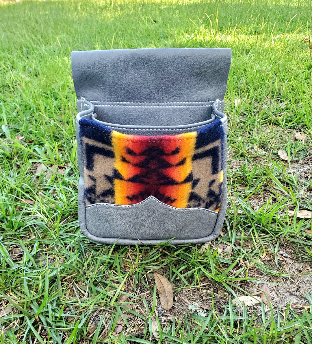 Leather Shooting Bag Ammo Bag Shell Pouches Shotshell Bag Shotgun ...