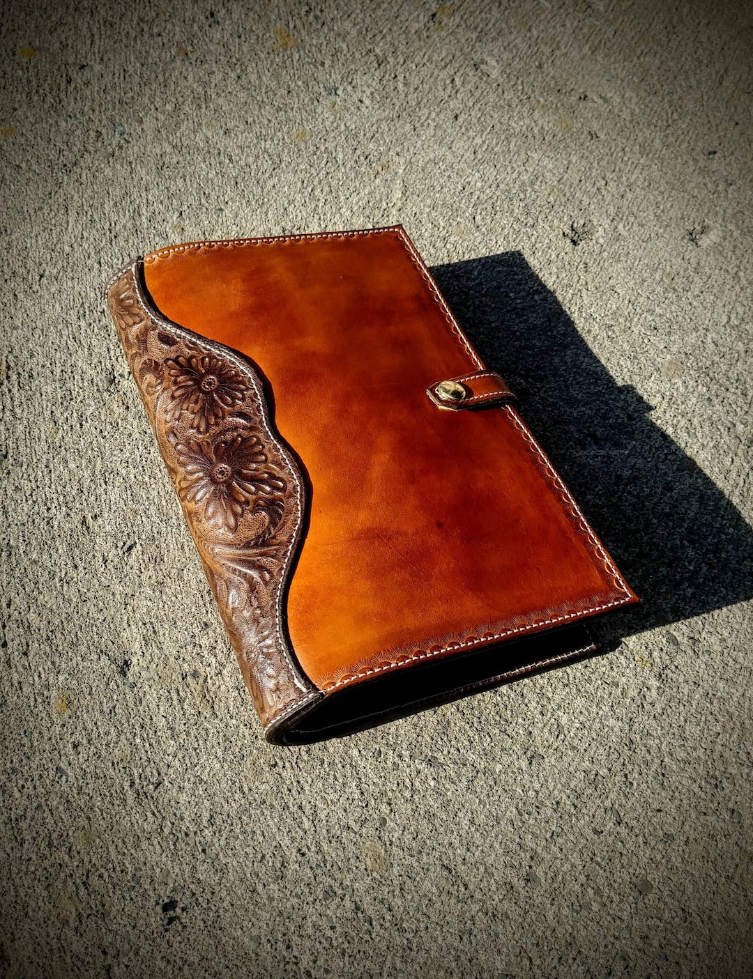 Custom Leather Padfolio Leather Notebook Western Planner Legal Pad ...