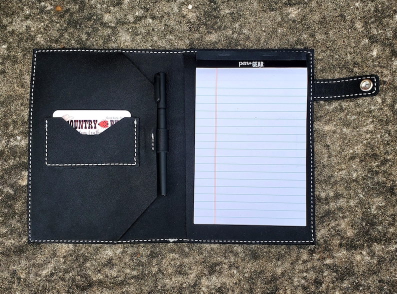 Leather Padfolio Western Brand Book Notebook Case Tooled Leather ...