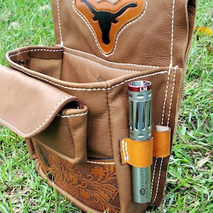 Custom Ammo Bag Leather Shooting Bag Shotshell Pouch Shotgun Shooting ...
