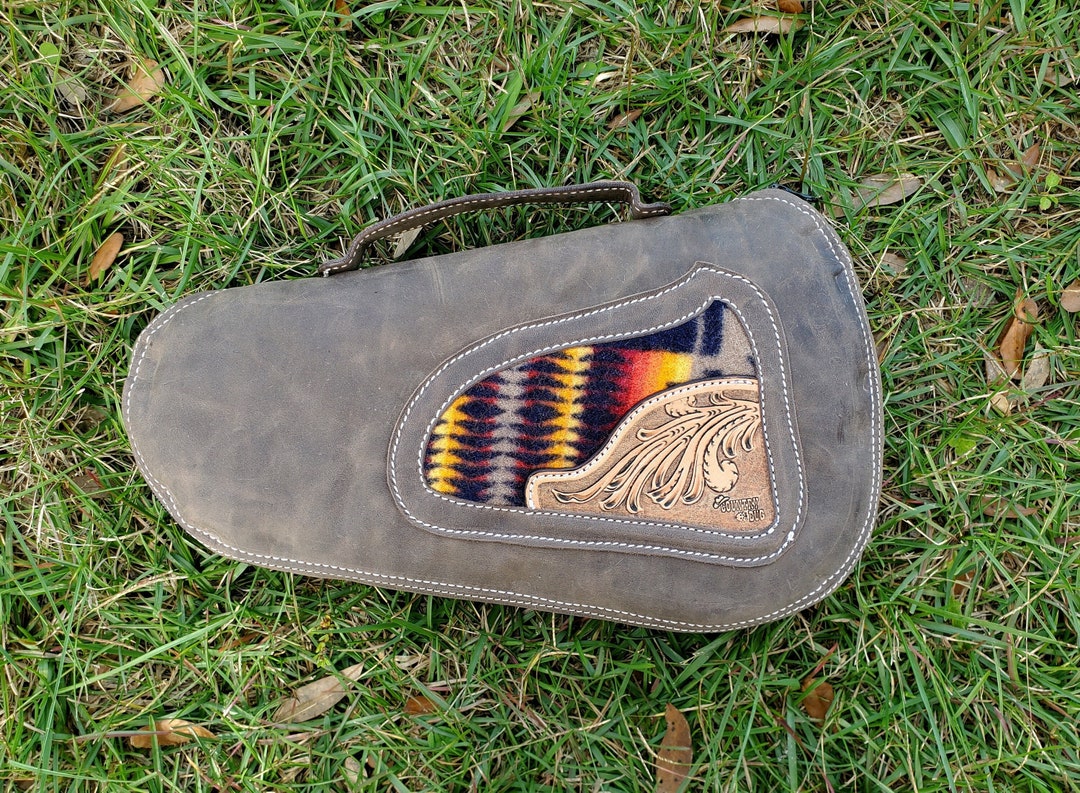 Leather Pistol Case Wool Inlay Gun Cases Handgun Cases Shooting ...