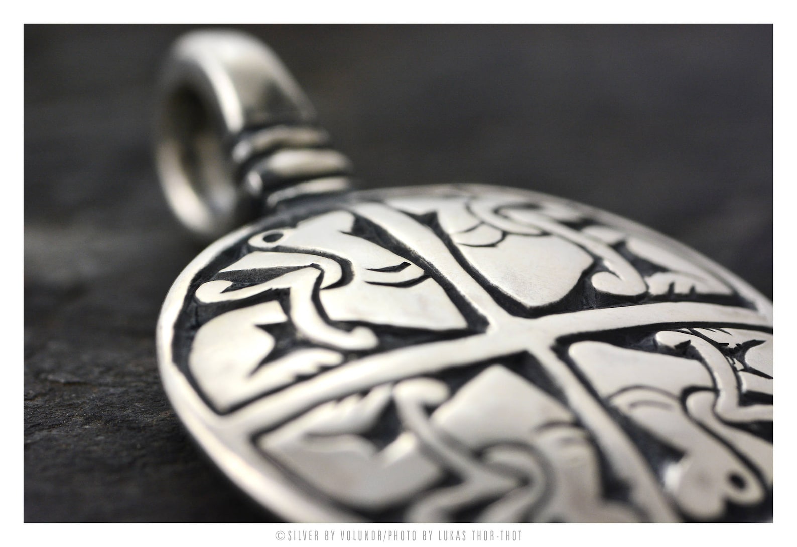 Anglo-saxon four beasts pendant | Etsy