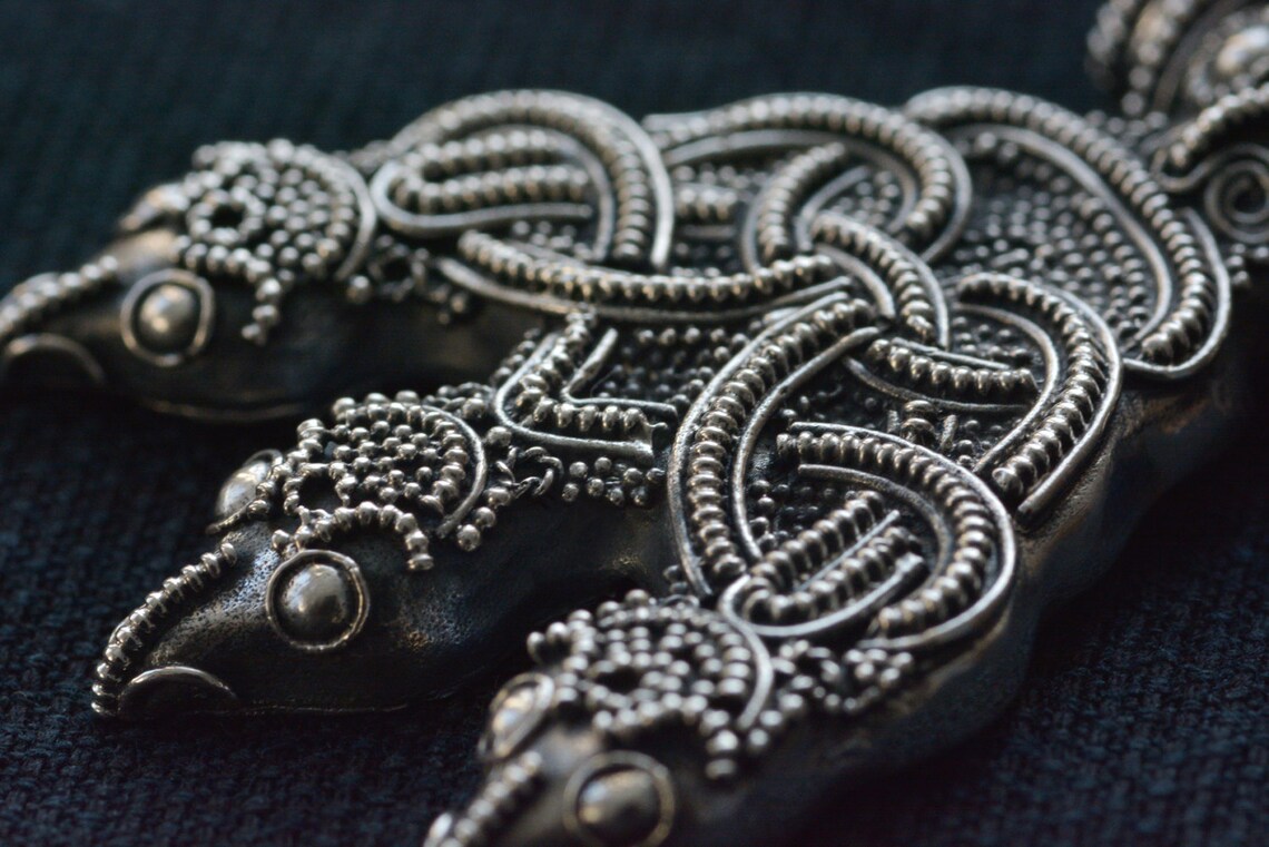 Volundr Viking Raven Pendant - Etsy