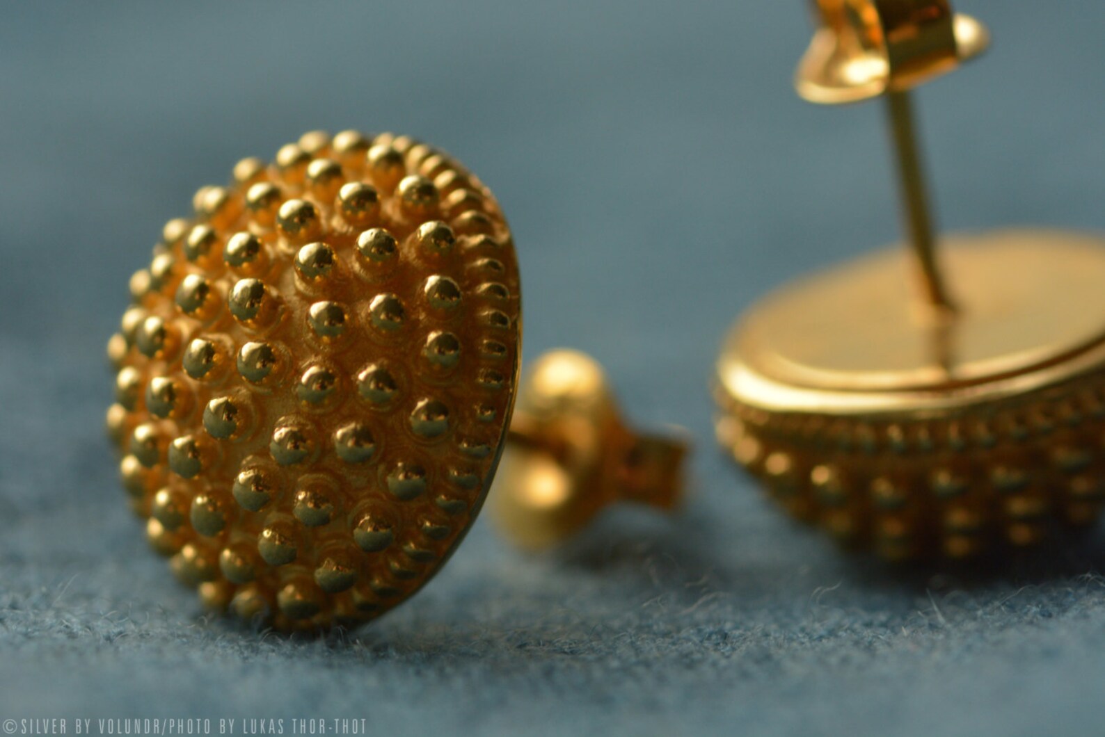 Gilded Earrings - Etsy