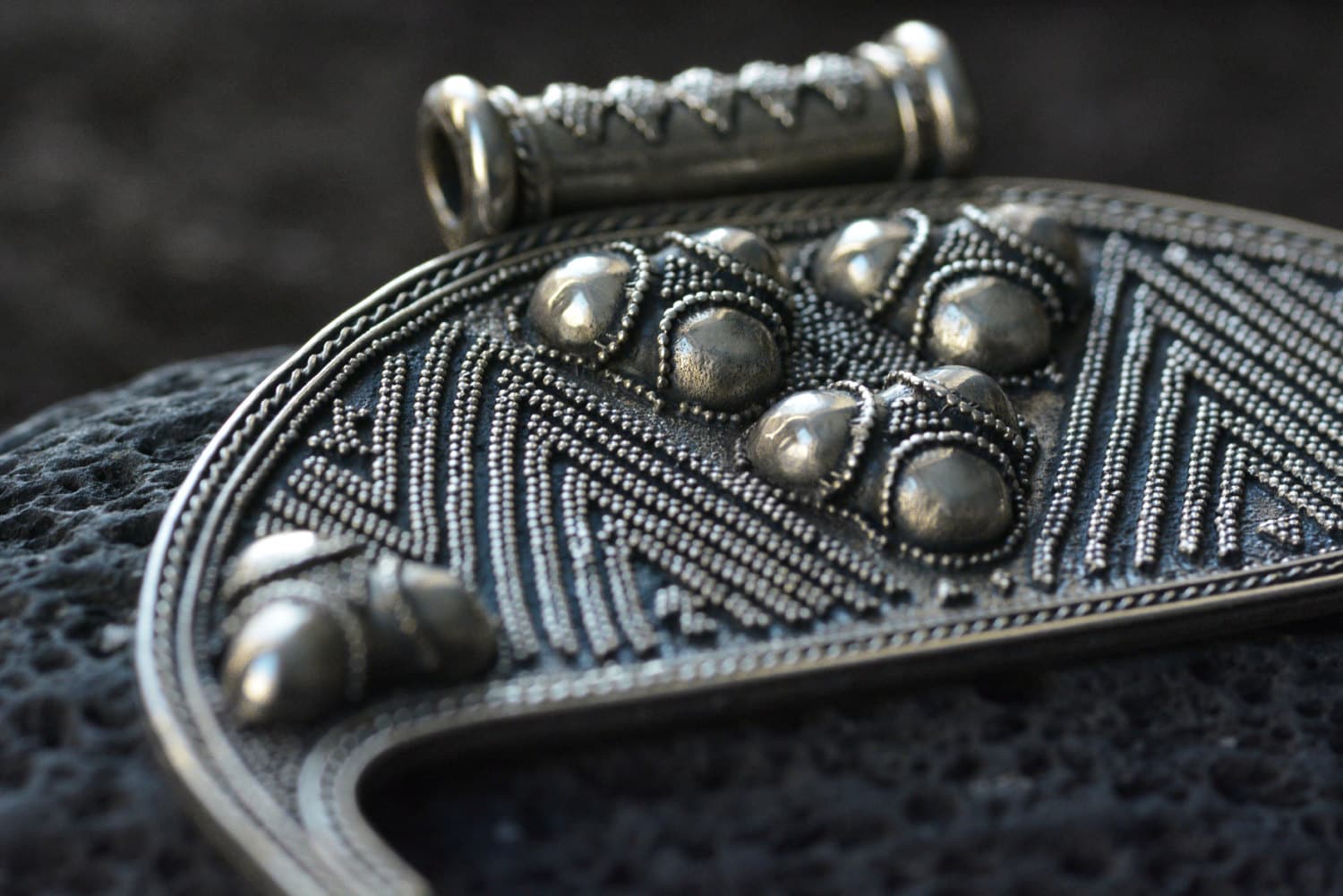 Viking Time Slavic Moon Shape Pendant - Etsy