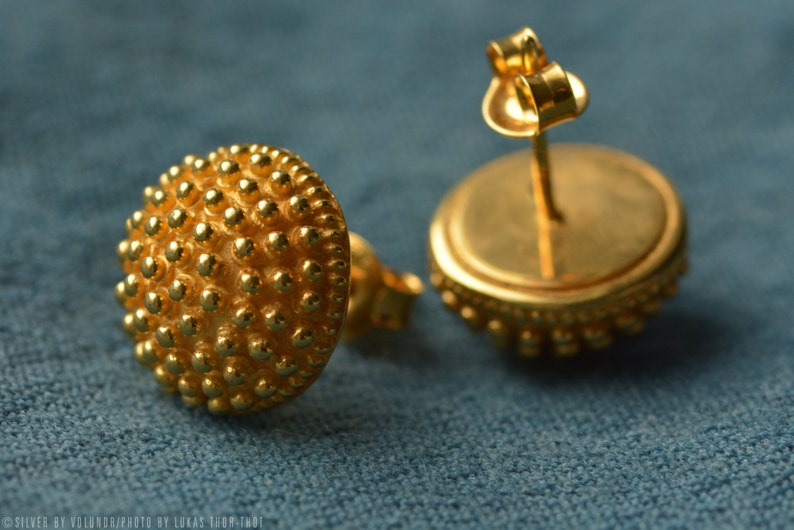 Gilded Earrings - Etsy