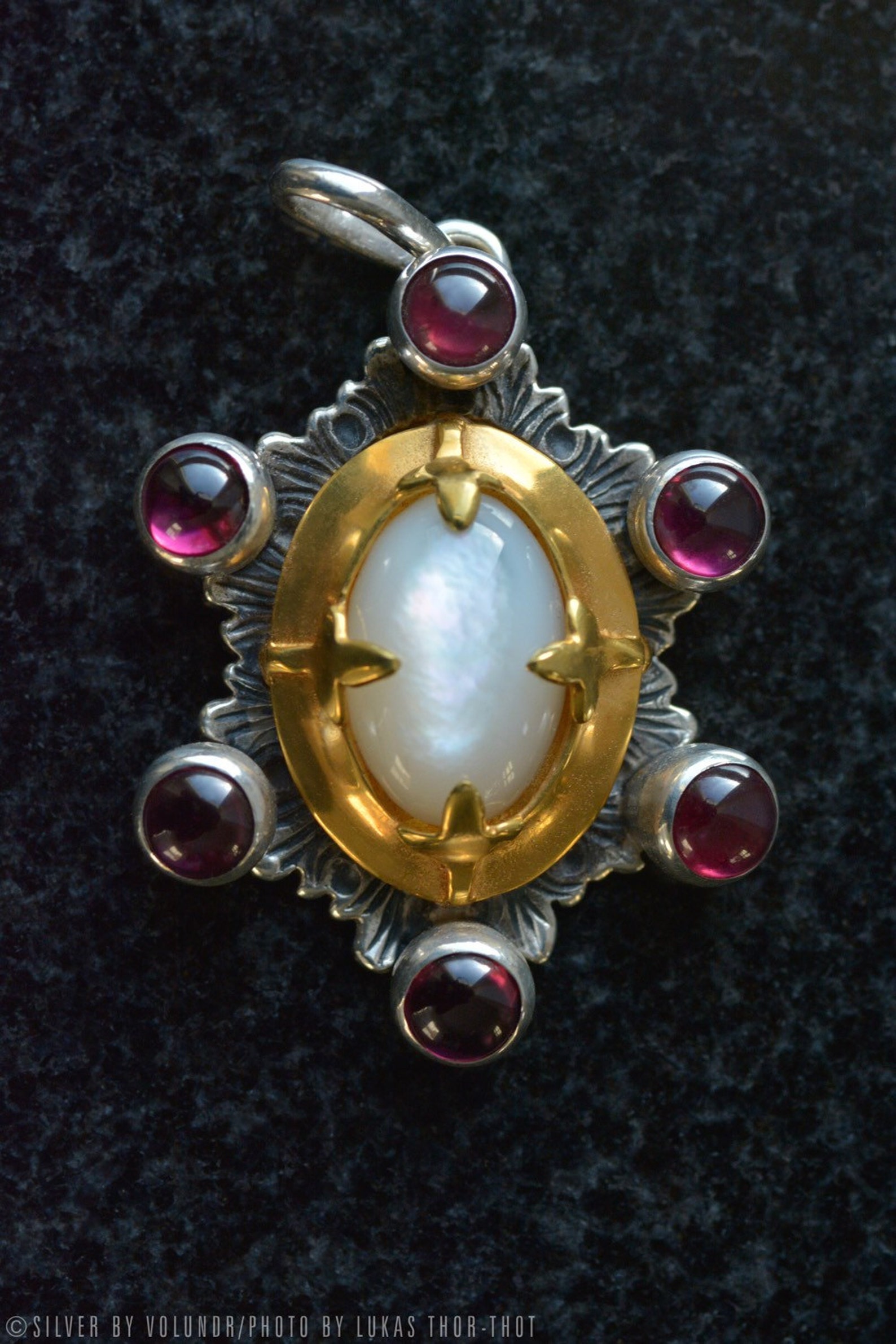 Gilded Medieval Pendant - Etsy