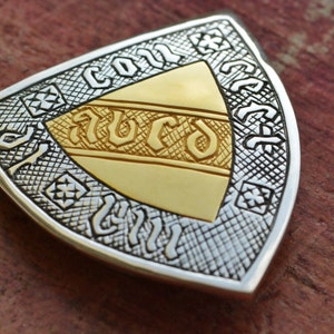 Medieval Shield Shape Brooch by Volundr - Etsy