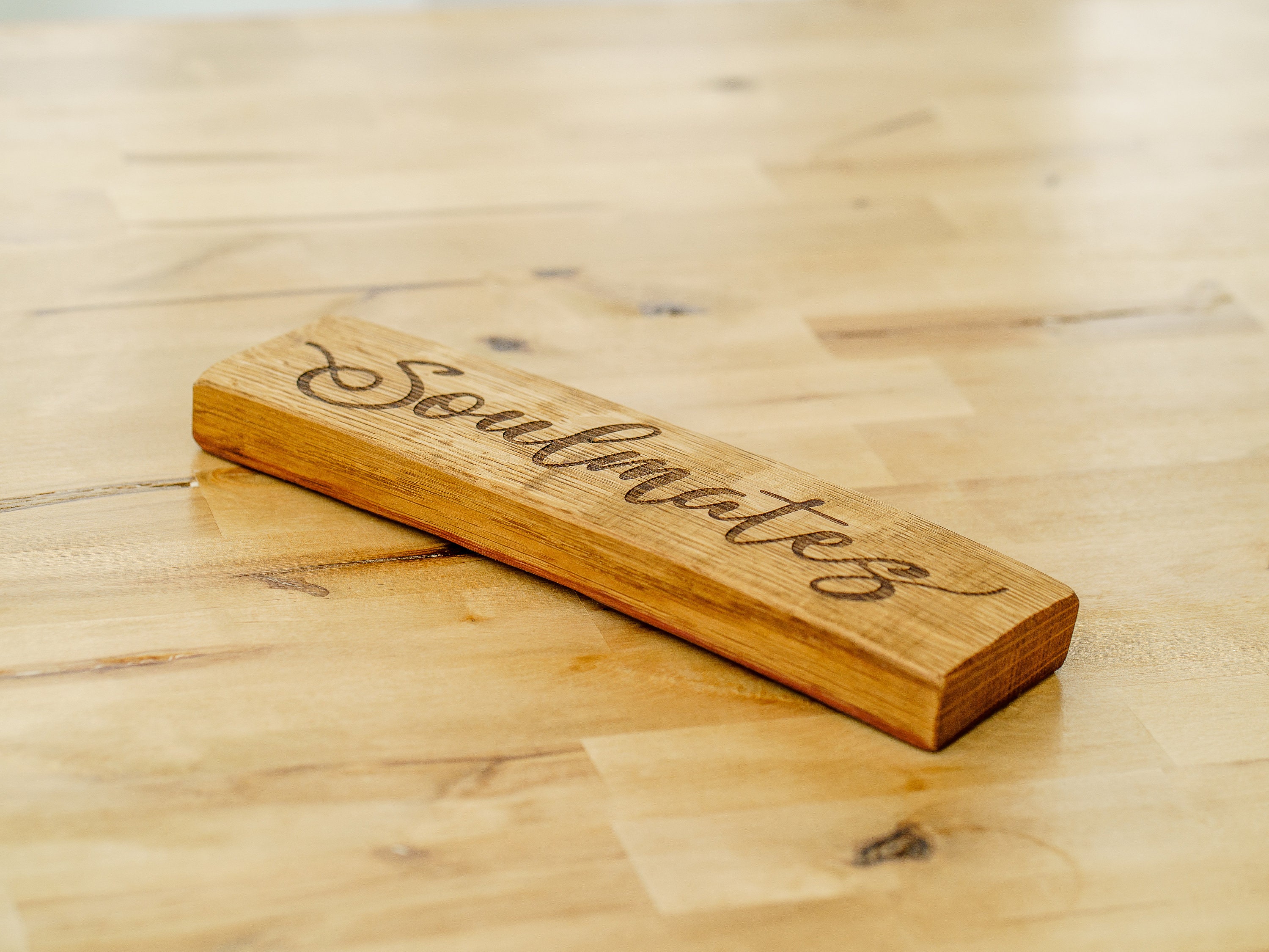 Engraved Cursive "soulmates" Soul Mates Reclaimed Wooden Barrel Stave ...