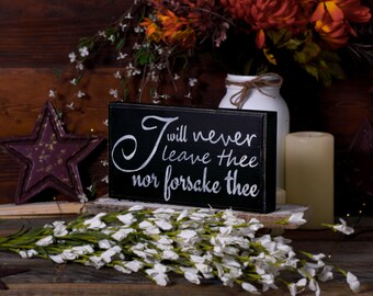 I Will Never Leave | Etsy