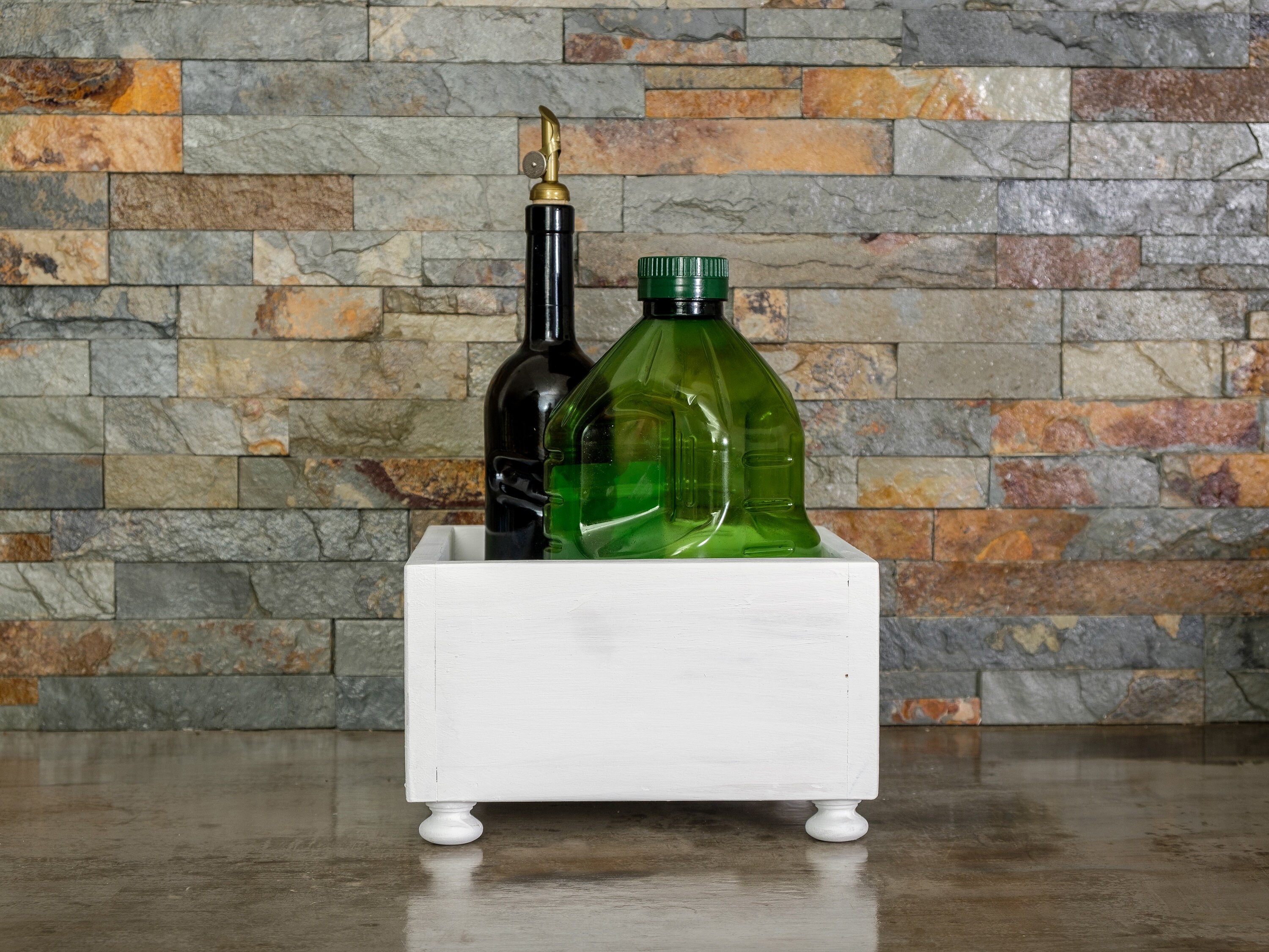 Contemporary Rustic Kitchen Storage Caddy for Olive Oil Oils | Etsy