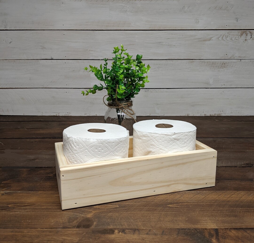 DIY Wide Farmhouse Bathroom Box Ready to Paint, Contemporary Jumbo ...