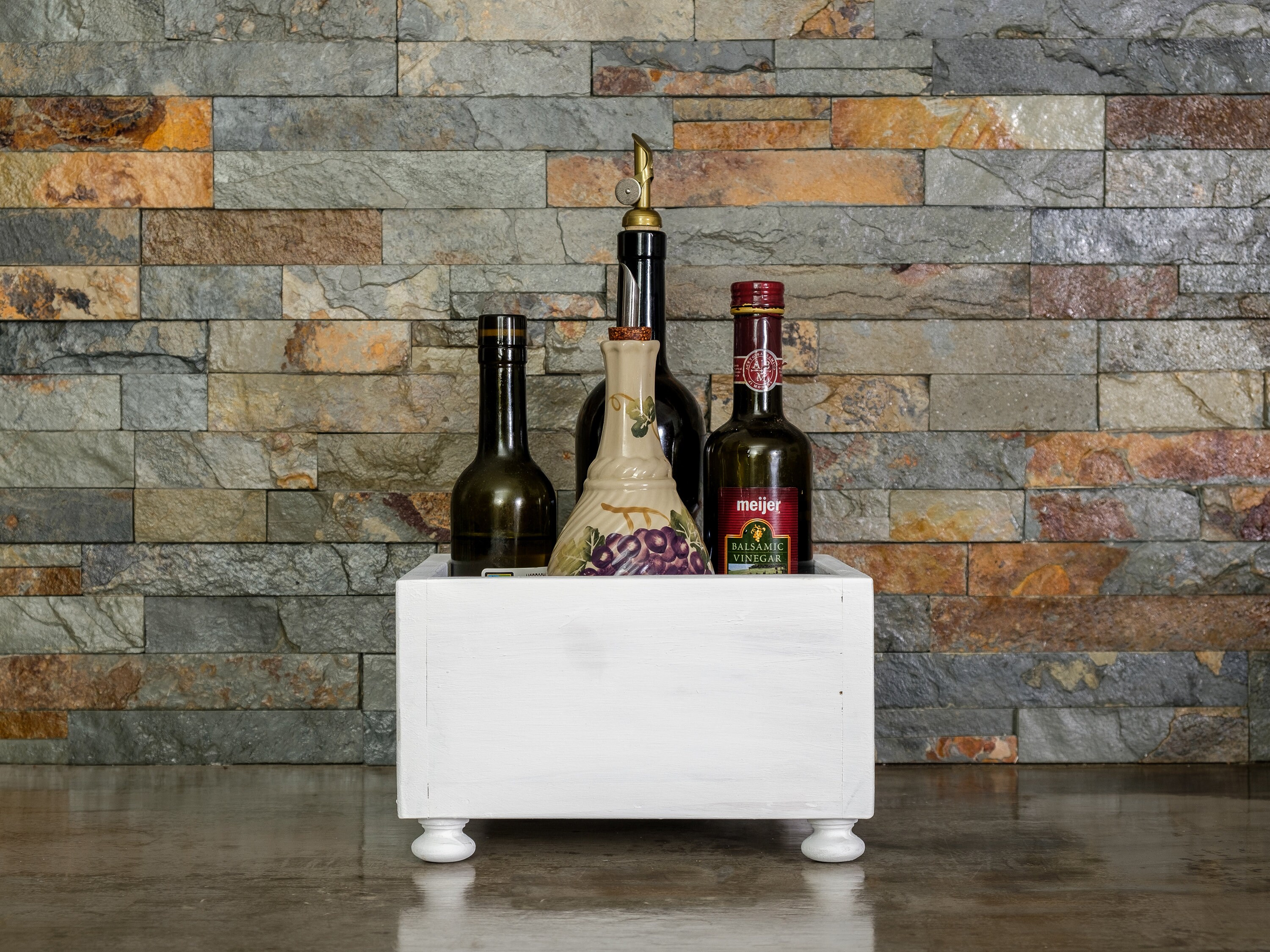 Contemporary Rustic Kitchen Storage Caddy for Olive Oil Oils | Etsy