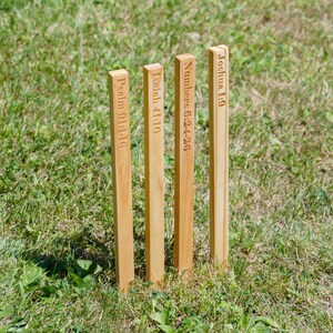 4 Pack Set of Two-sided Bible Verse Yard Stakes - Christian Symbols of ...