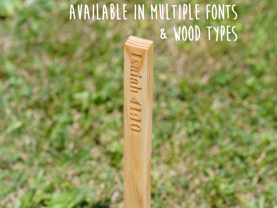 Engraved Isaiah 41:10 Bible Verse Yard Stake - Christian Symbols of ...