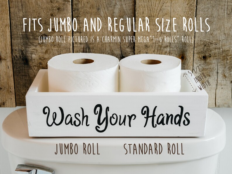 Wash Your Hands Farmhouse Bathroom Decor Jar & Sunflower - Etsy