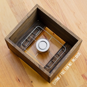 Wooden Chafing Pan & Rack Stand, Disposable Foil Pan Holder, Box Holds ...