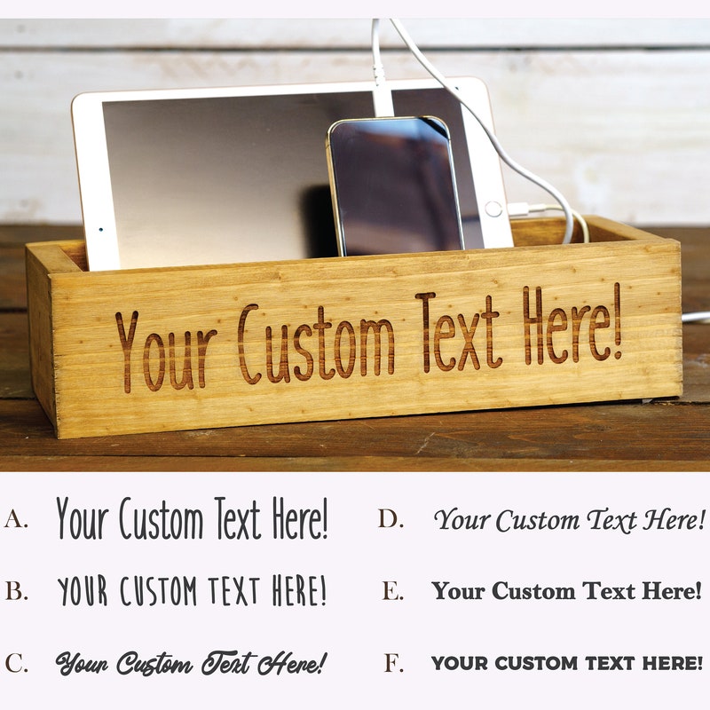 Wood Phone Box - Etsy