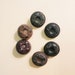 Molded Composition Buttons Made From Antique Button Forms Set of 6 With ...